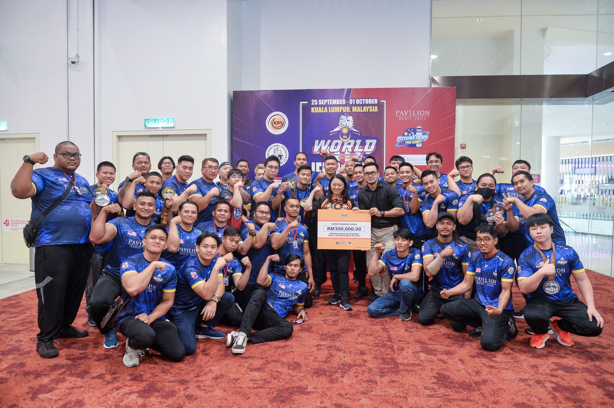 Kejohanan Dunia Gusti Lengan IFA 2023 di Kuala Lumpur, Malaysia